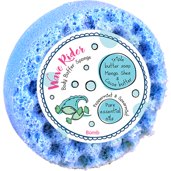 Body Buffer Shower Soap - Wave Rider - Kiss Kiss Heart